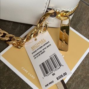 Michael Kors | Bags | Michael Kors Straw Python Capsule Jsi Lg Ew Xbody ...